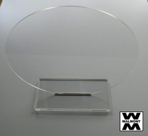 Table Sign Round Panel Ø250mm with Base Holder - Walmont