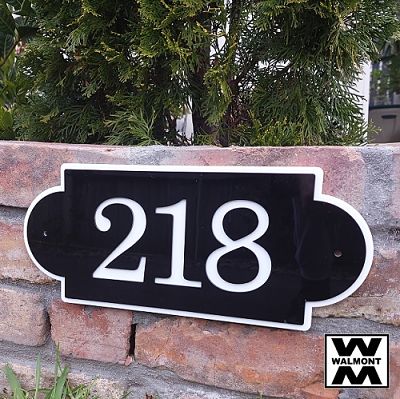 House Number Plate - Acrylic Sign - Walmont